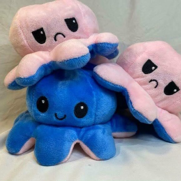 Toys | Happysad Octopus Plushiest Plush Reversible | Poshmark